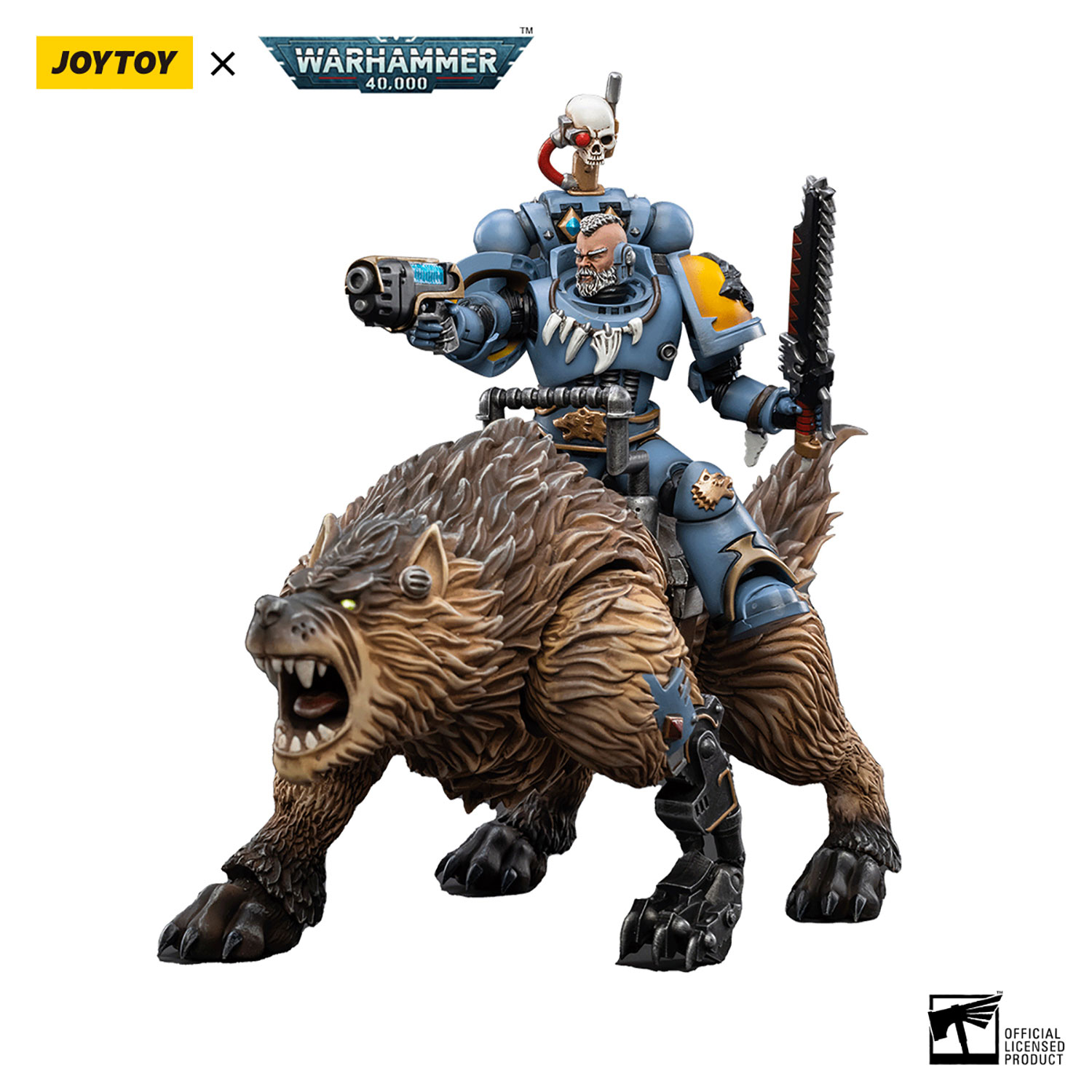 JOYTOY Space Wolves Thunderwolf Cavalry Bjane Action Figure