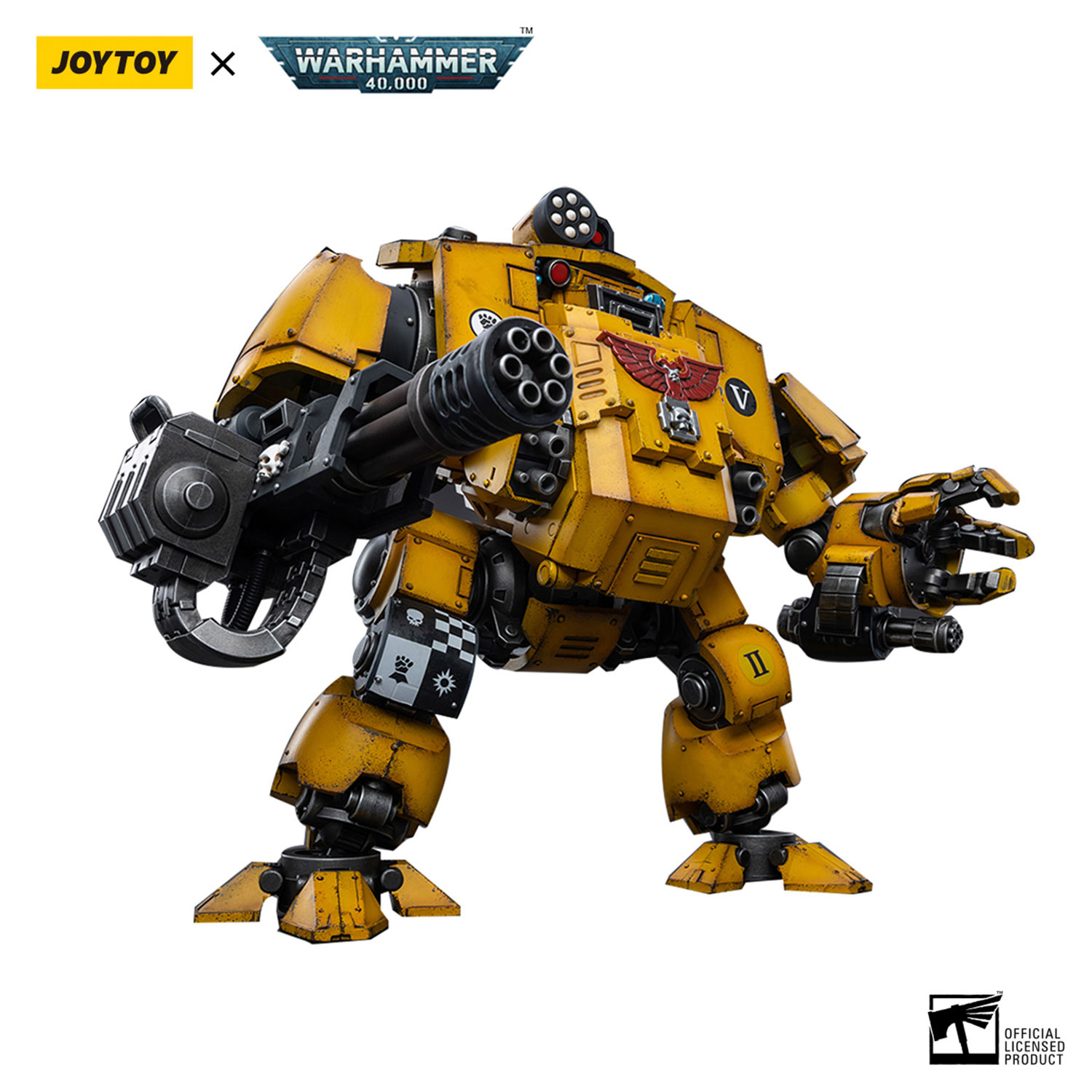 JoyToy Warhammer 40k Imperial Fists Redemptor Dreadnought
