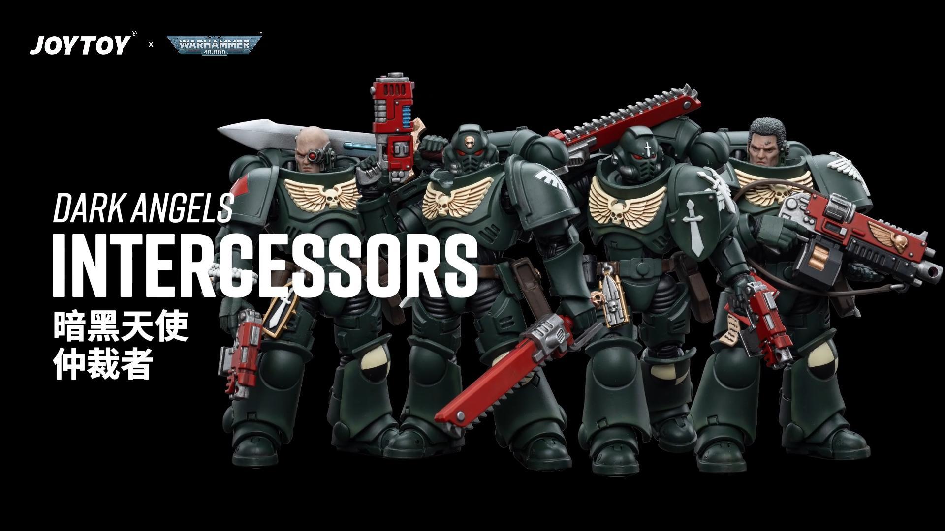 JoyToy Warhammer 40k Dark Angels Intercessors Sergeant Rakiel