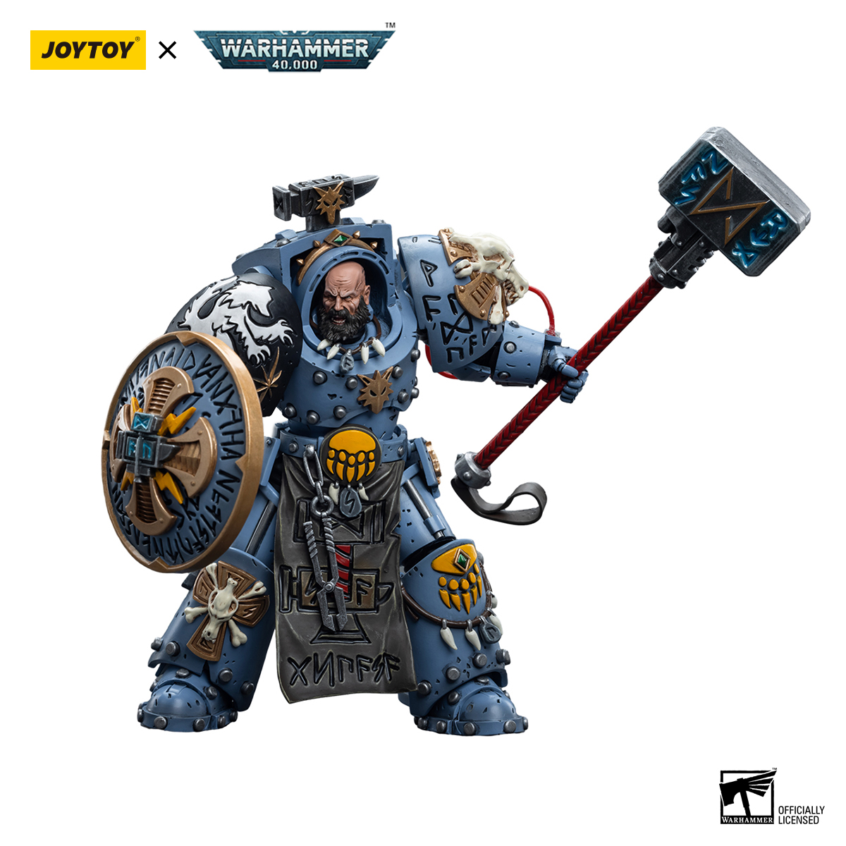 JoyToy Warhammer 40K Space Wolves Arjac Rockfist
