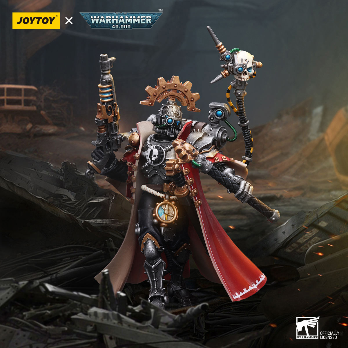 JoyToy Warhammer 40k Adeptus Mechanicus Skitarii Marshal