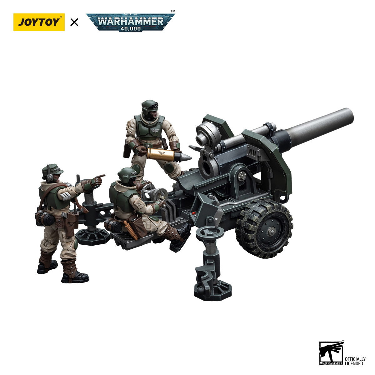 JOYTOY Warhammer Astra Militarum Ordnance Team with Bombast Field Gun