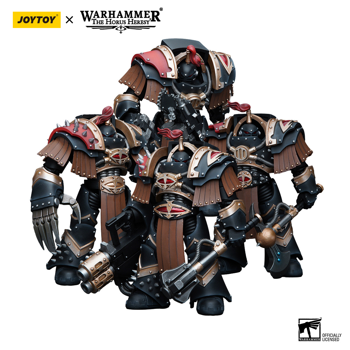 JOYTOY Warhammer The Horus Heresy Sons of Horus Justaerin Terminator Squad
