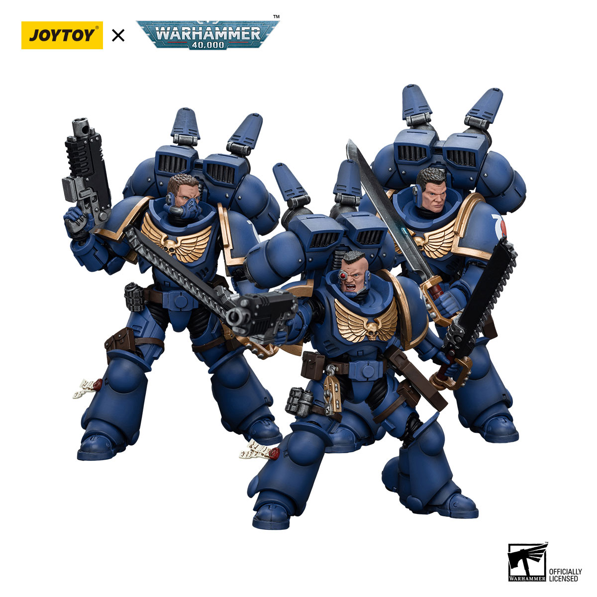 WARHAMMER 40K Ultramarines Jump Pack Intercessors Squad Figure