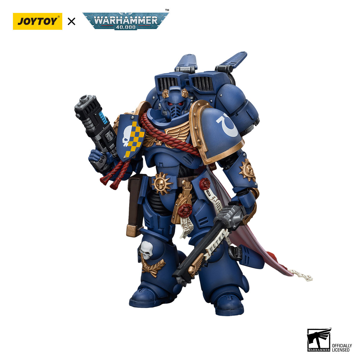 WARHAMMER 40K Ultramarines Captain with Jump Pack Action Figure