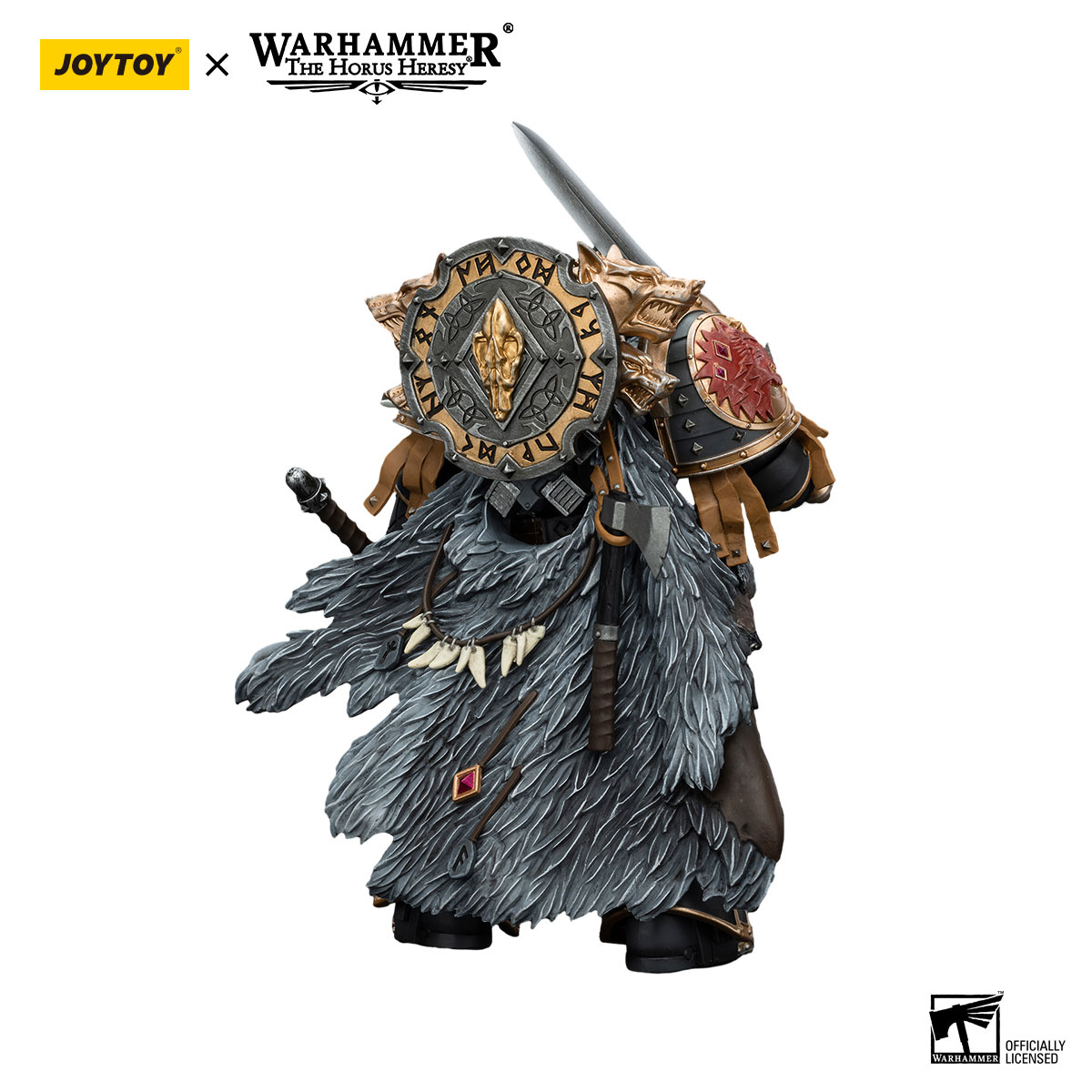 JOYTOY Warhammer The Horus Heresyf Space Wolves Leman Russ Primarch of ...