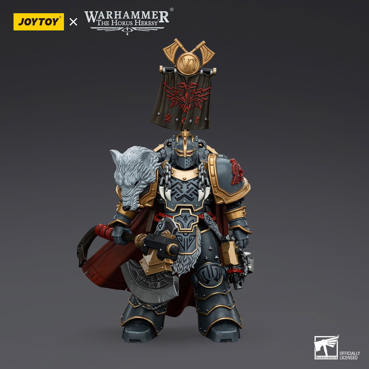 JOYTOY Warhammer The Horus Heresy Space Wolves Legion Praetor with ...