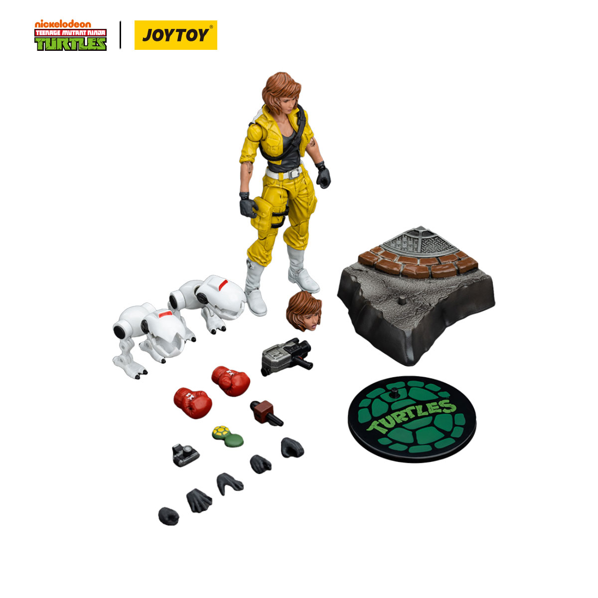 JOYTOY TMNT April O'Neil Aciton Figure