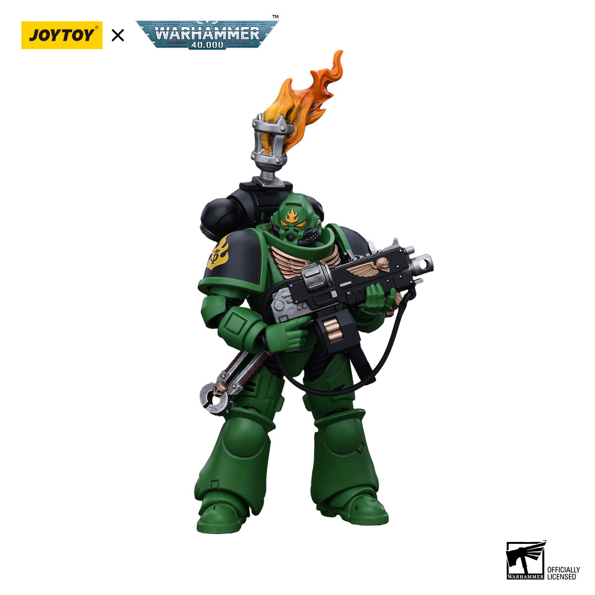 JoyToy Warhammer 40K Salamanders Intercessors Sergeant Tsek'gan