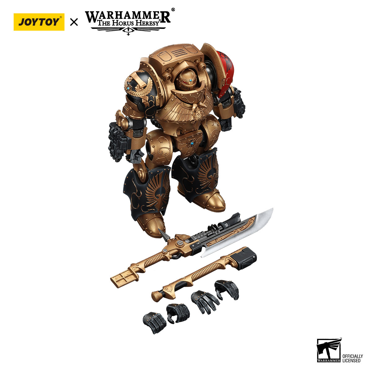 JOYTOY Warhammer The Horus Heresy Legio Custodes Contemptor-Achillus ...