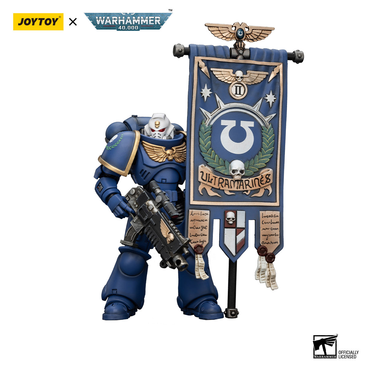 JOYTOY Warhammer Ultramarines Heroes of the Chapter Primaris Ancient Posca