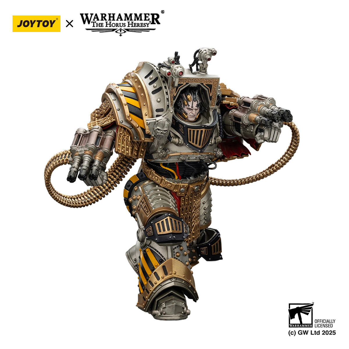 JOYTOY Warhammer Iron Warriors Perturabo,Primarch of the IVth Legion