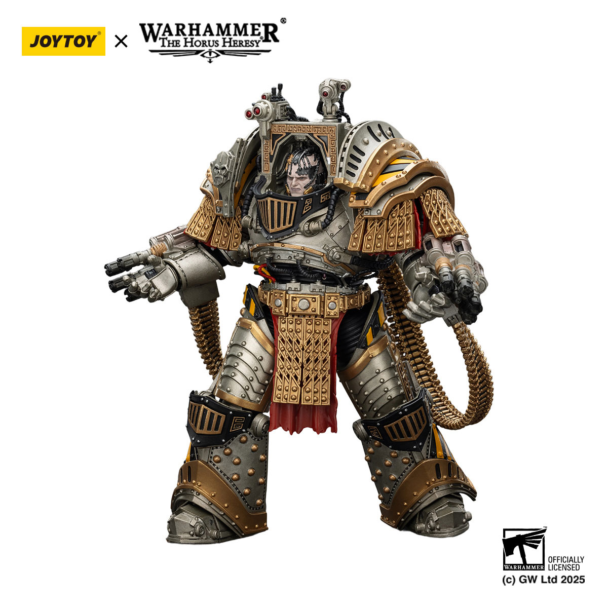 JOYTOY Warhammer Iron Warriors Perturabo,Primarch of the IVth Legion