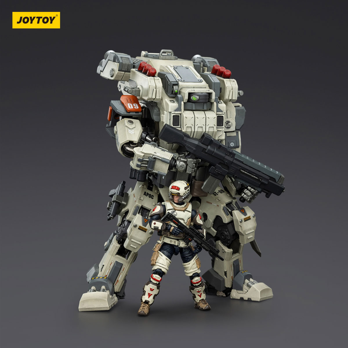 Bedrock Albus Standard Combat Mech | JOYTOY APOC Series Figure