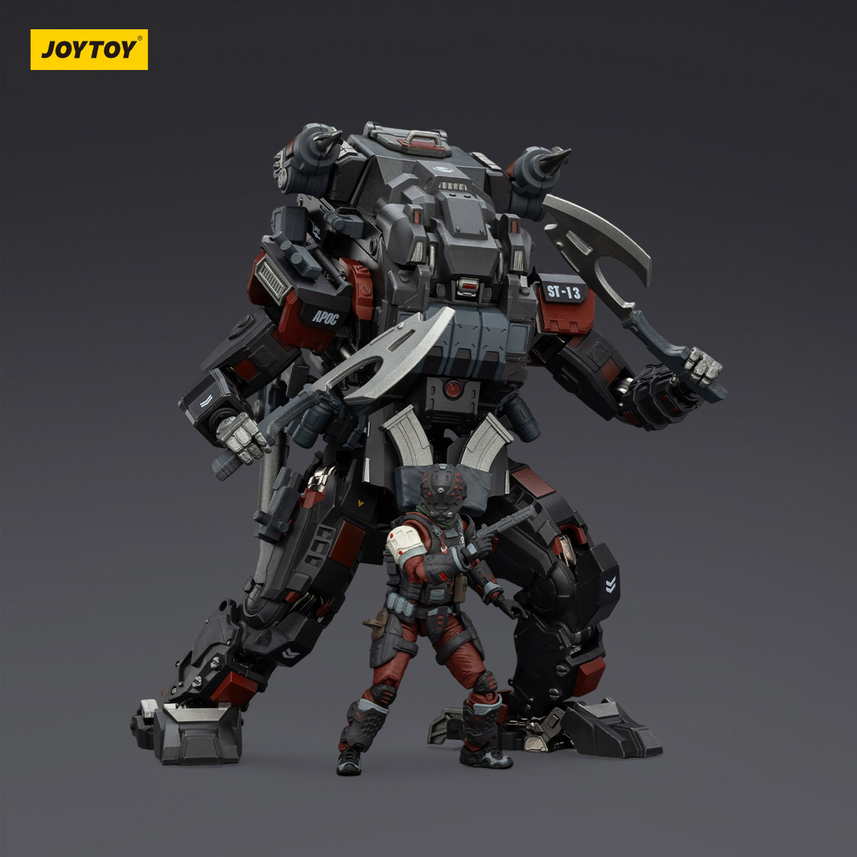 JOYTOY APOC Series Crimson Phantom Stealth/Night Ops Mech | Dark Source