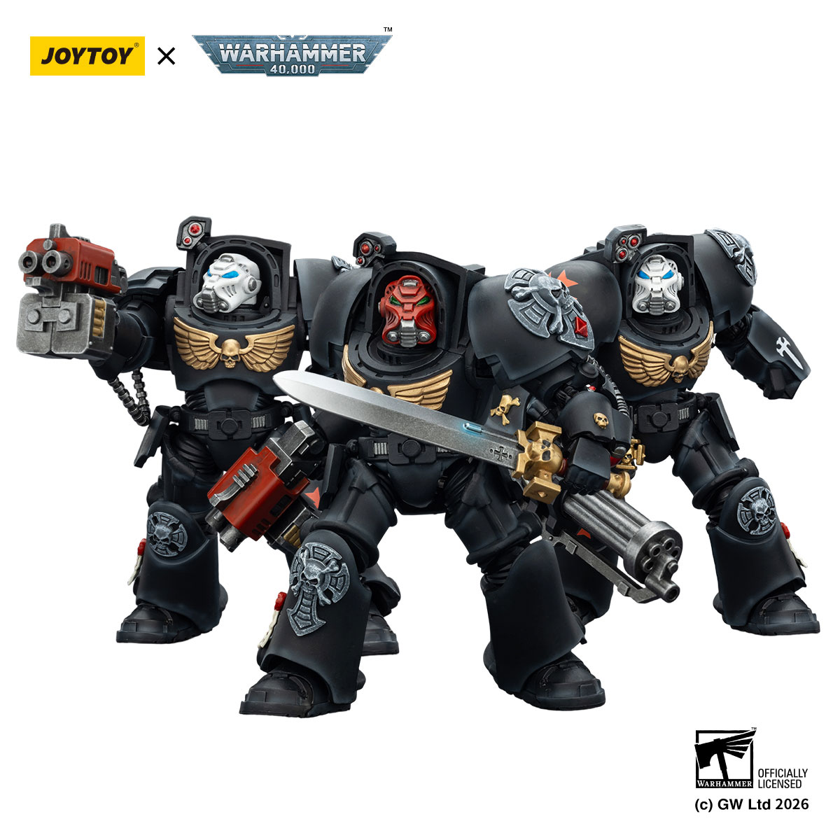 JOYTOY Black Templars Terminator Squad | Warhammer 40K