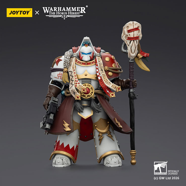 JOYTOY White Scars Stormseer Consul with Force Staff and Bolt Pistol ...